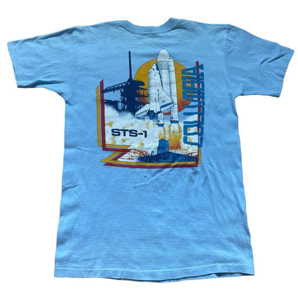 Vintage | Shirts | Vintage Columbia Sts Space Shuttle Medium Single ...